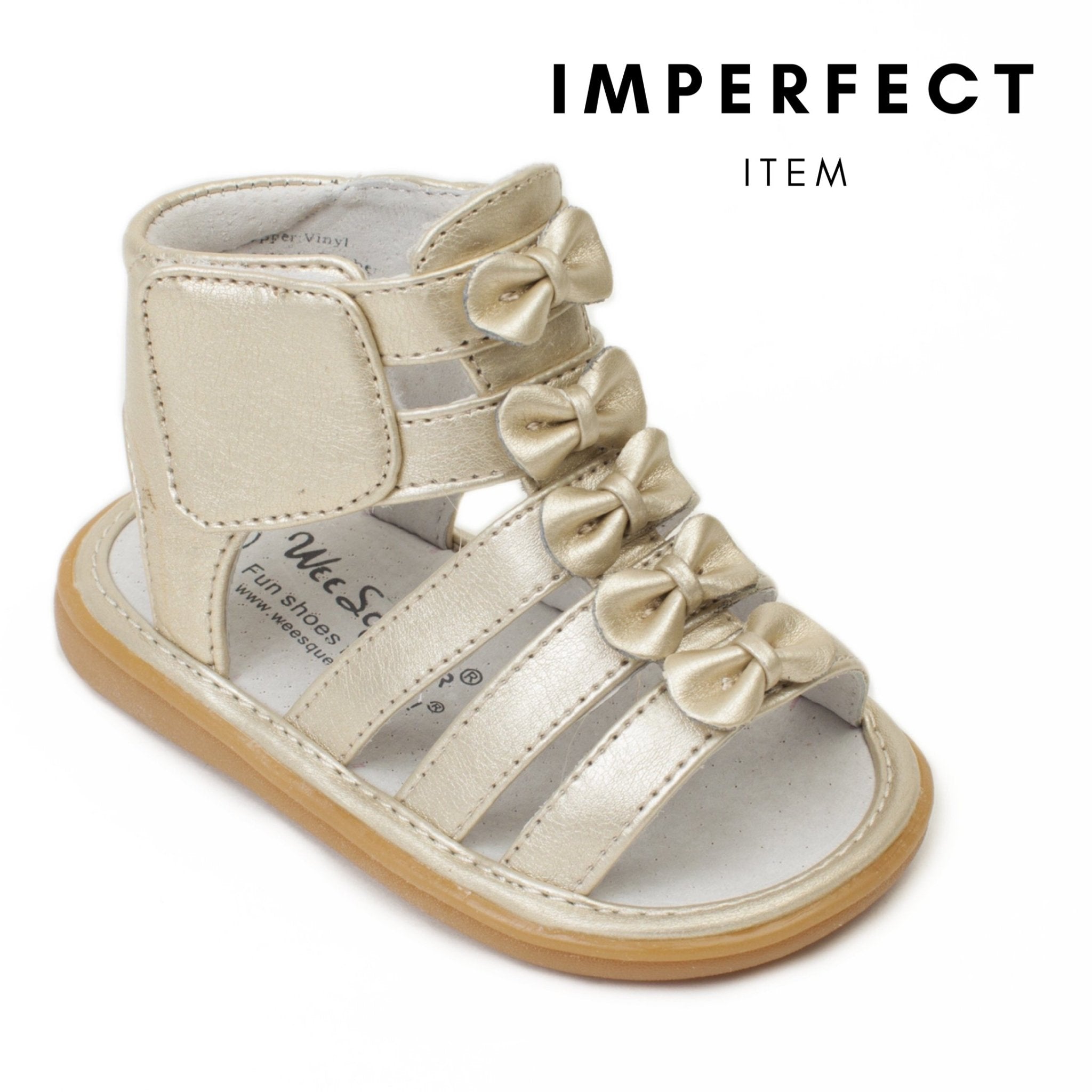 Athena Sandal Gold (IMPERFECT)